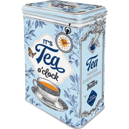Classic Tea Retro Metalen Thee bewaardoos
